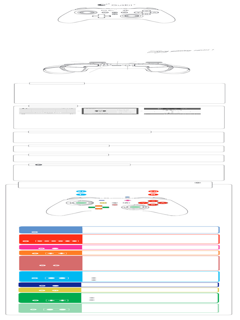 Guli Kit Kingkong 2 Pro Controller NS09 Spanish Manual | PDF
