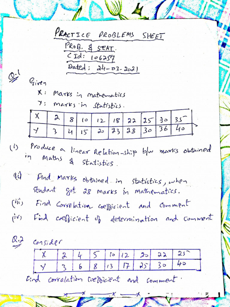 24 March Practice Prob | PDF