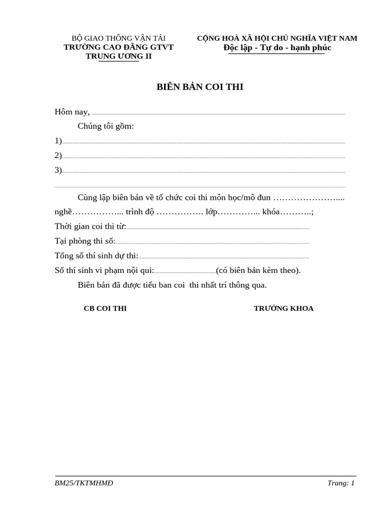 BM25 - BB Coi Thi | PDF