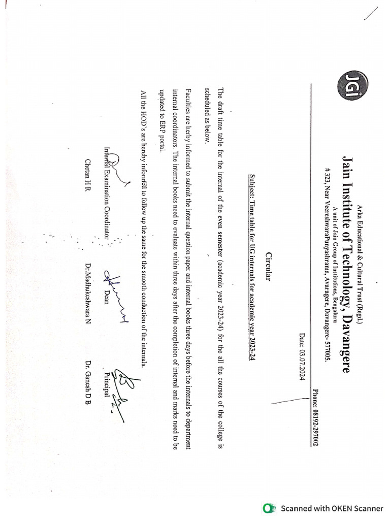 2nd Ia Circular | PDF