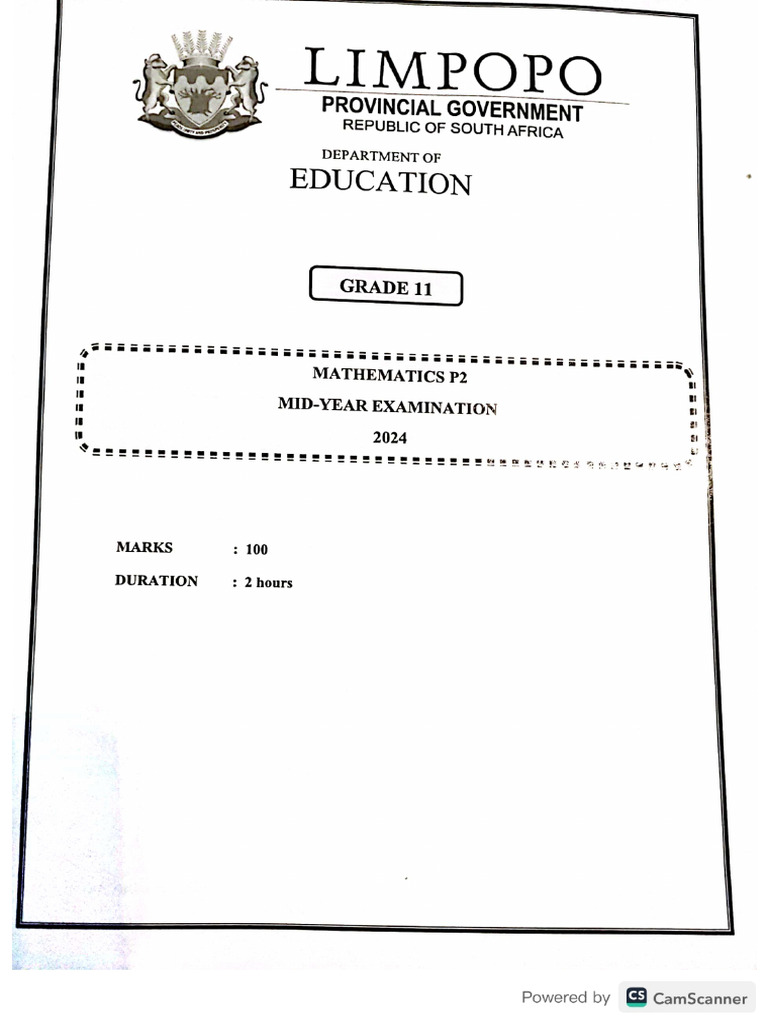 GR 11 p2 Limpopo | PDF