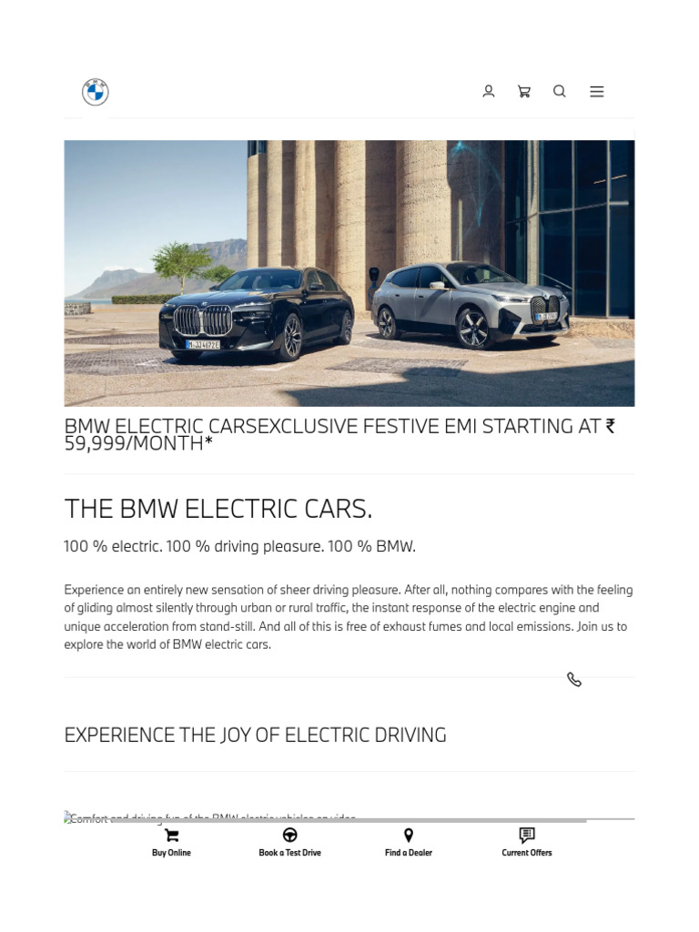 BMW Electric Cars - Latest Info & Overview - BMW - NSC | PDF