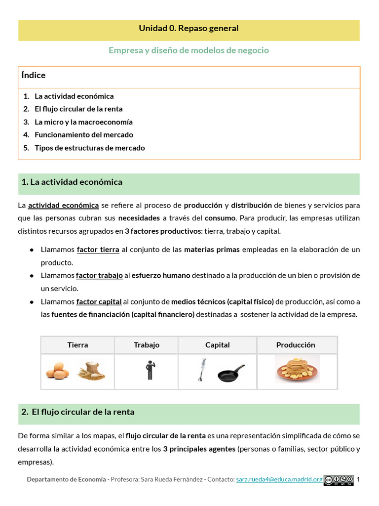 Unidad 0. Repaso General | PDF