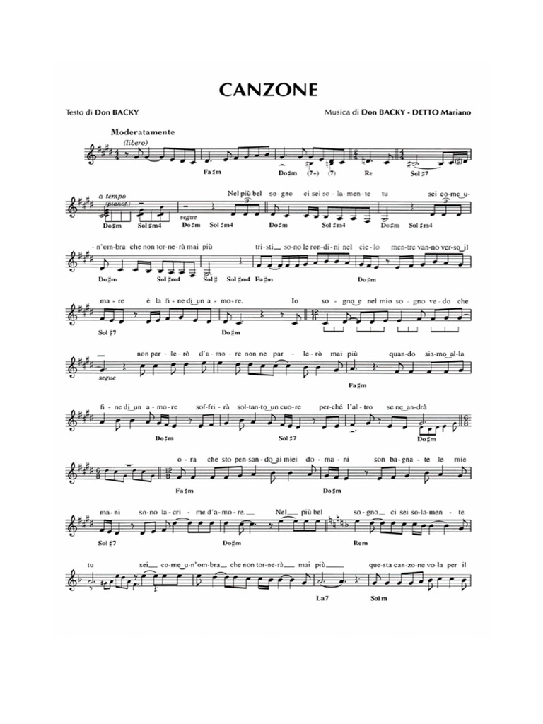 Canzone | PDF
