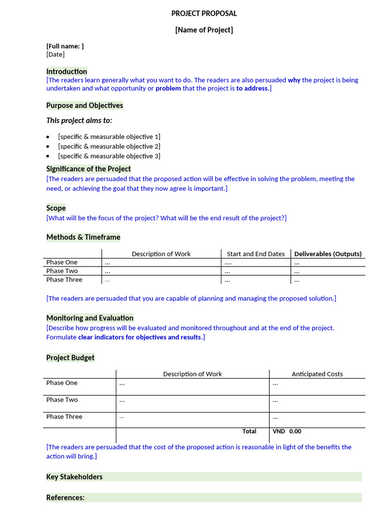 Project Proposal Template | PDF | Computers