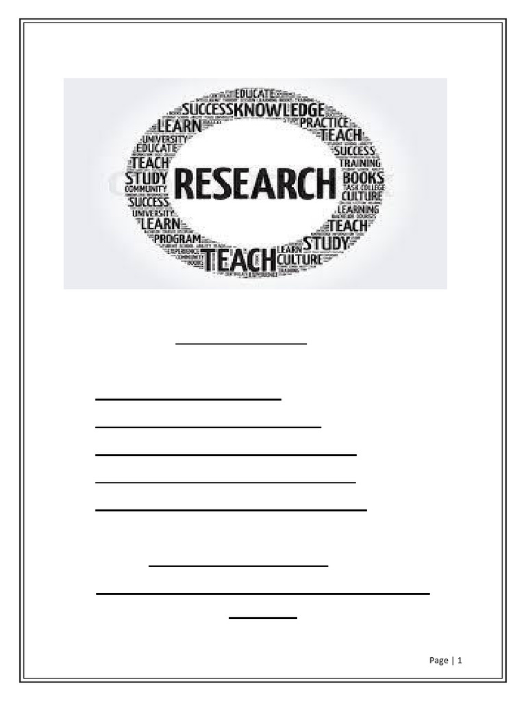 BRM Assignment 1 | PDF