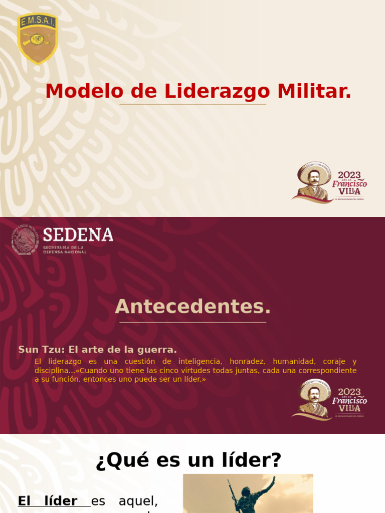 Liderazgo Militar EMSAI | PDF
