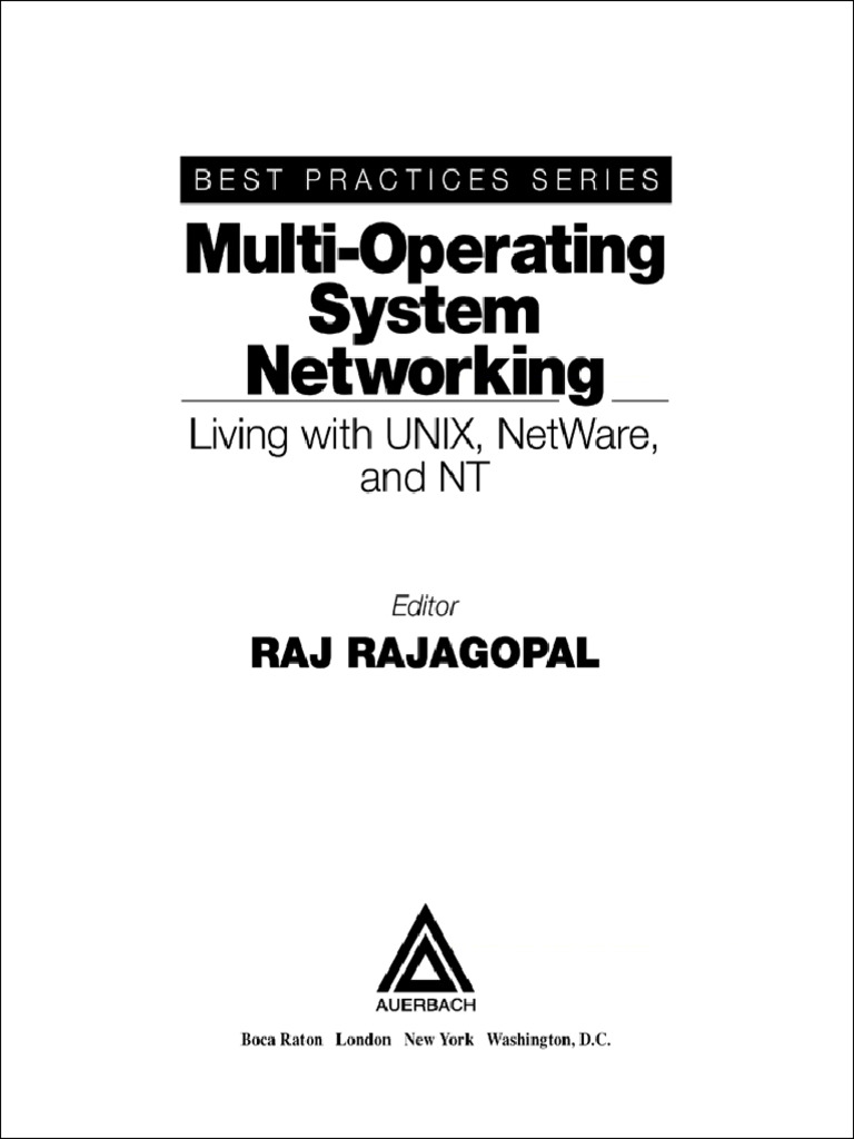 (Best Practices) Rajagopal, Raj - Multi-Operating System Networking ...