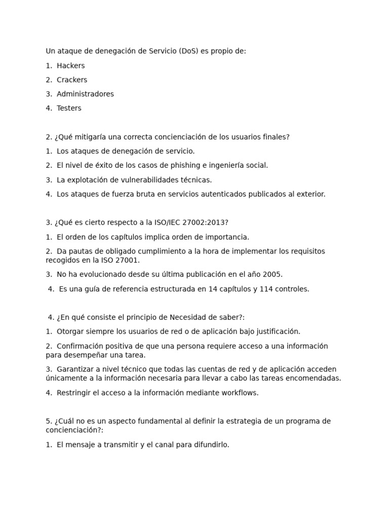 Gobierno (1) POSIBLES Preguntas | PDF