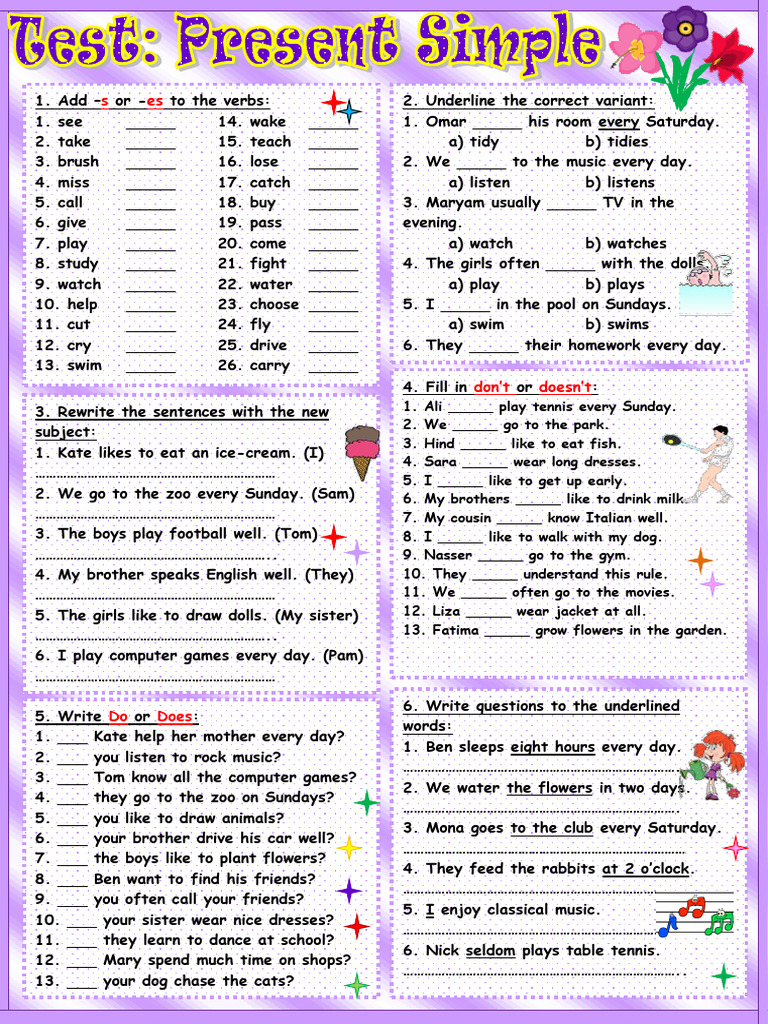 Present Simple | PDF