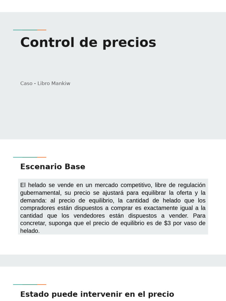 Control de Precios | PDF