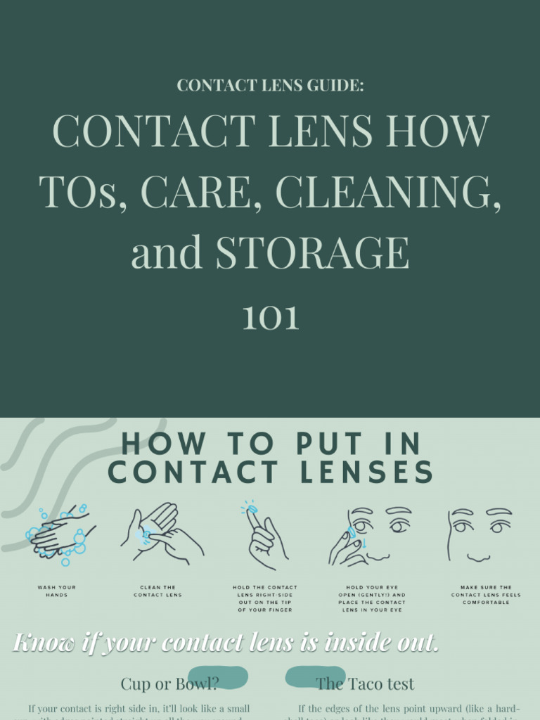 Contact Lens Guide | PDF