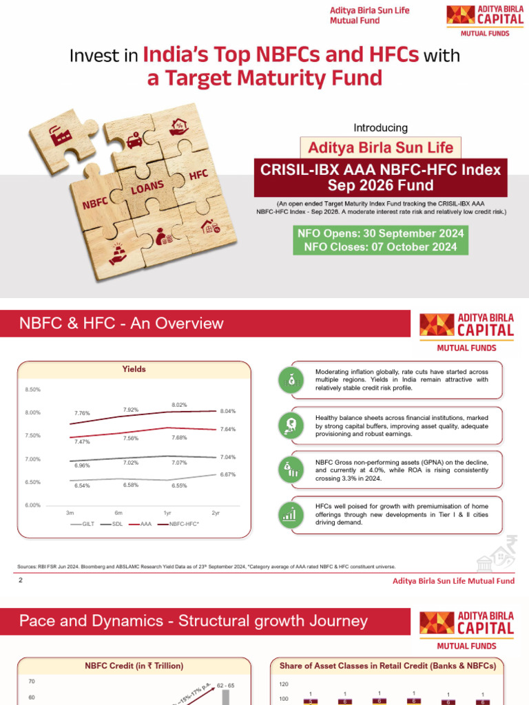Aditya Birla Sun Life NBFC-HFC Fund Overview | PDF | Investment Fund | Investing