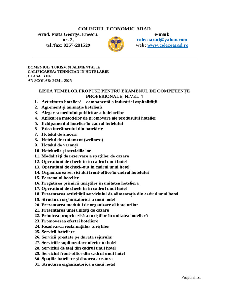 Teme Atestat - XIIEpart2 | PDF