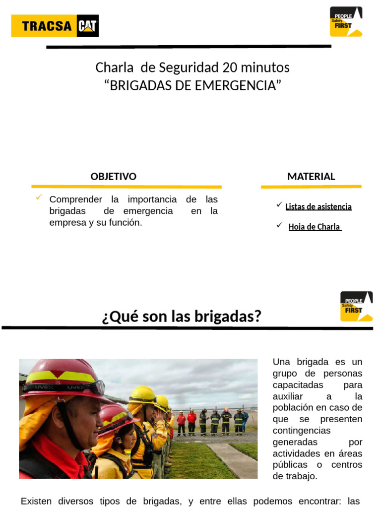 Brigadas de Emergencia | PDF