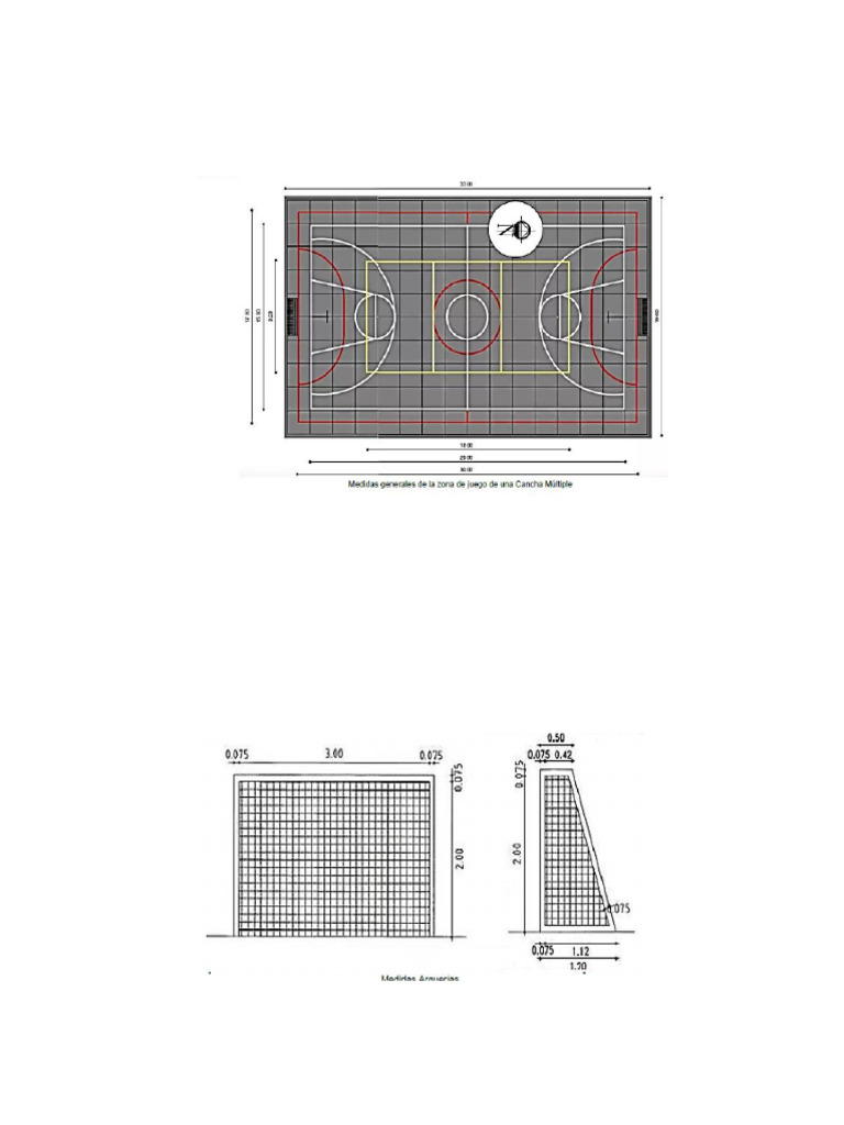 Especificaciones Cancha Multiple | PDF