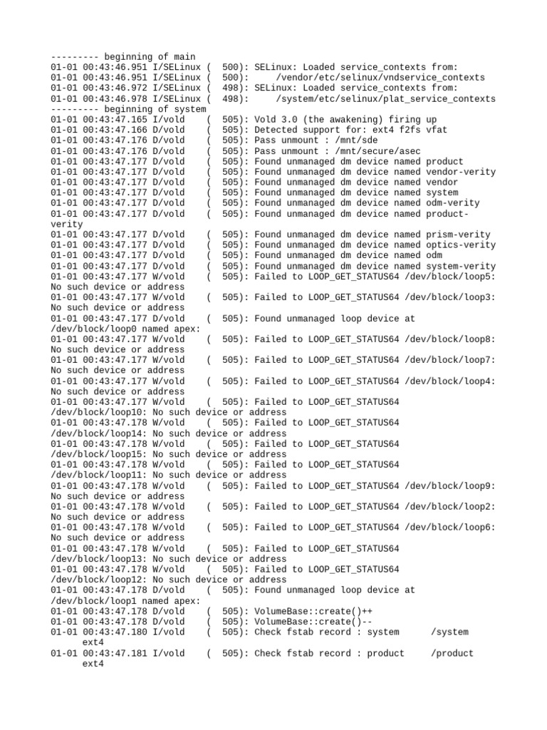 Logcat CSC Update Log | PDF
