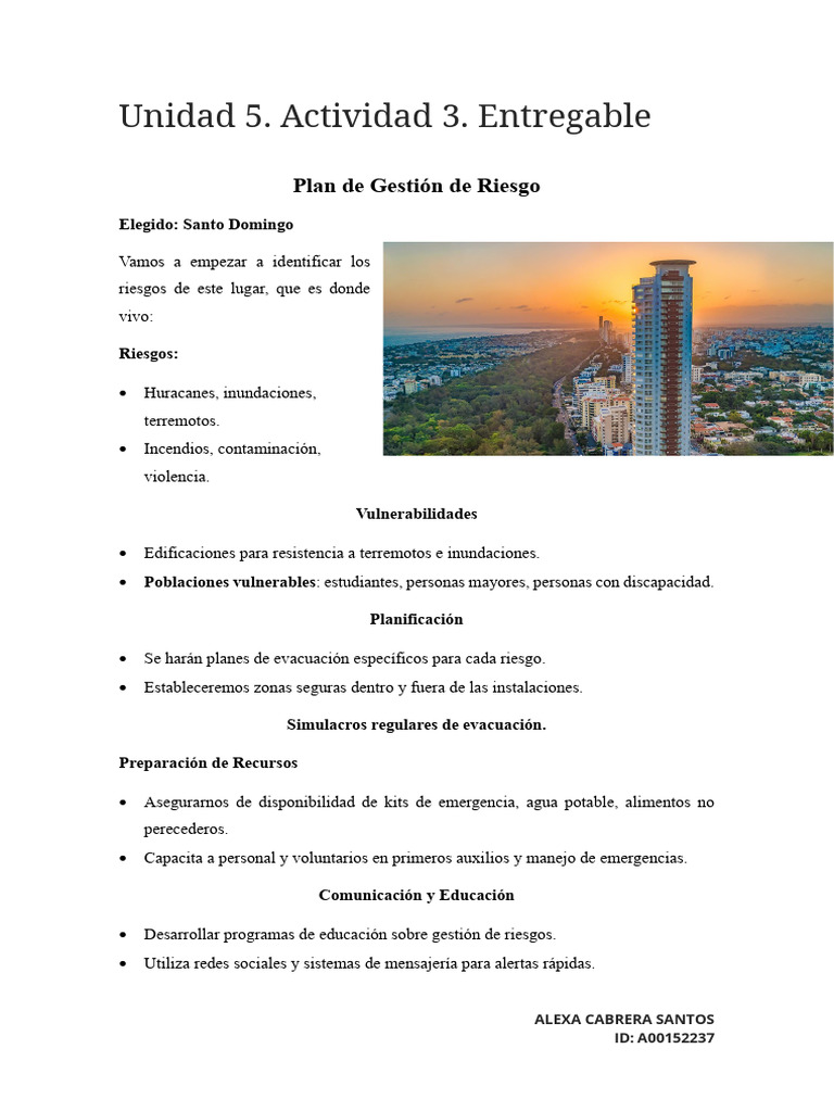 Alexa Cabrera. Actividad 3. Entregable | PDF | Ciencias sociales ...
