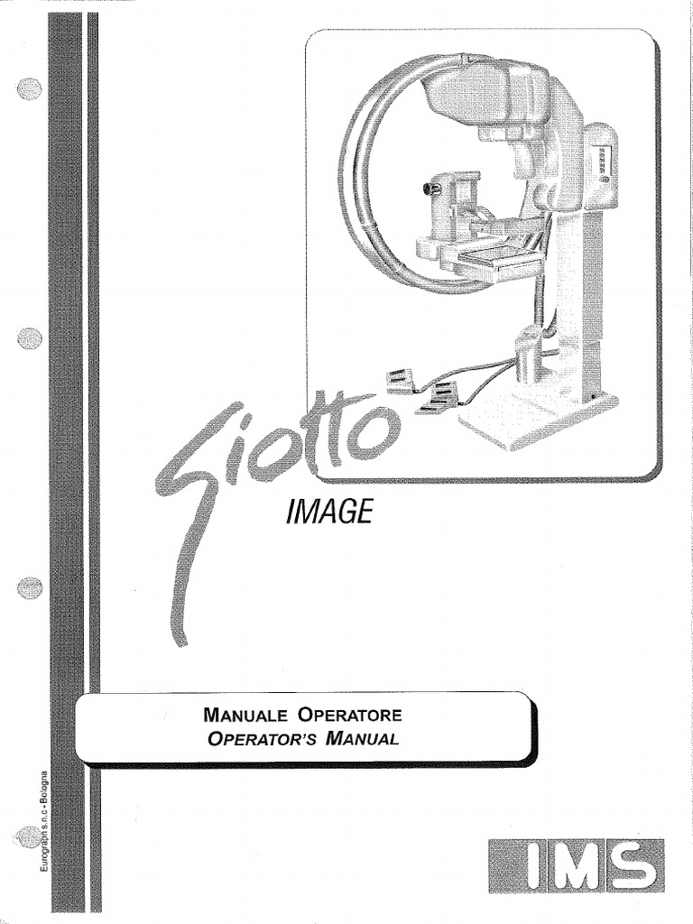 İMS GİOTTO İMAGE Operator's Manual | PDF