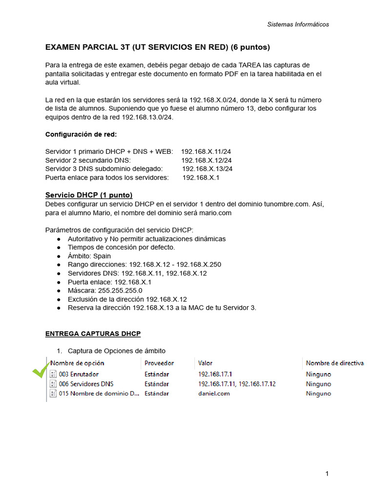 Examen Corregido 3T | PDF