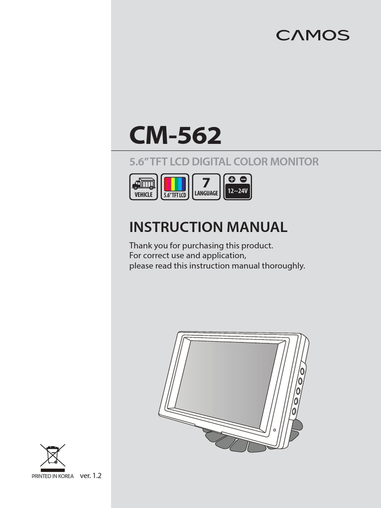 CM-562 (EN) Ver1.2 190415 | PDF