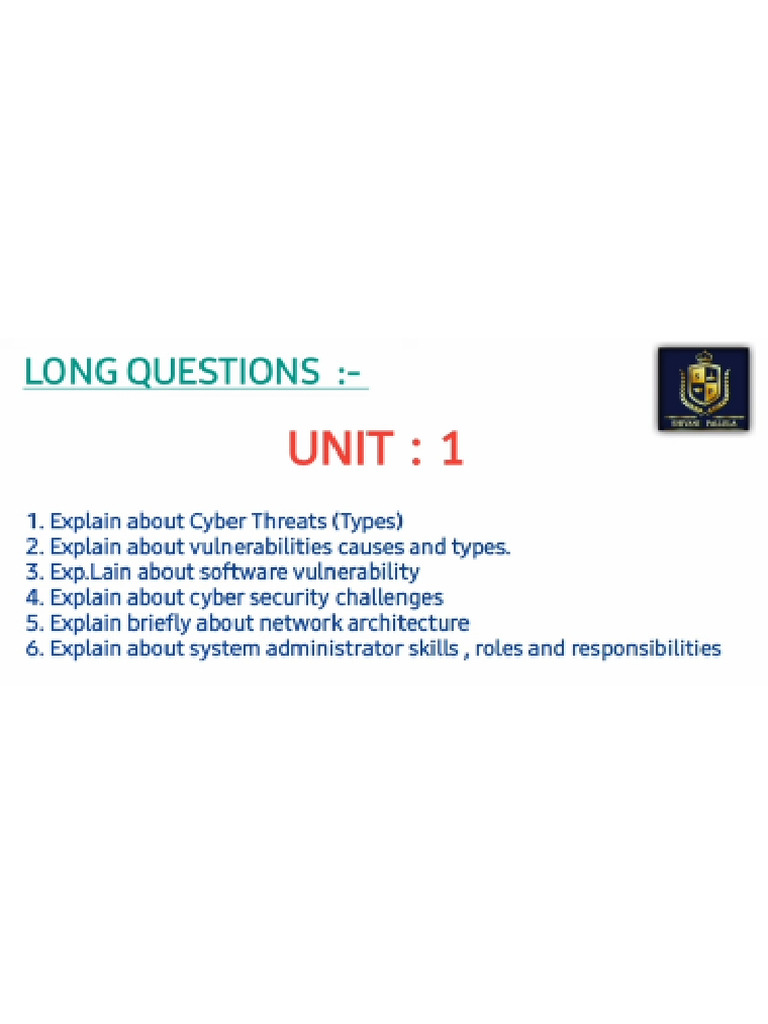 Cyber Security Imp | PDF