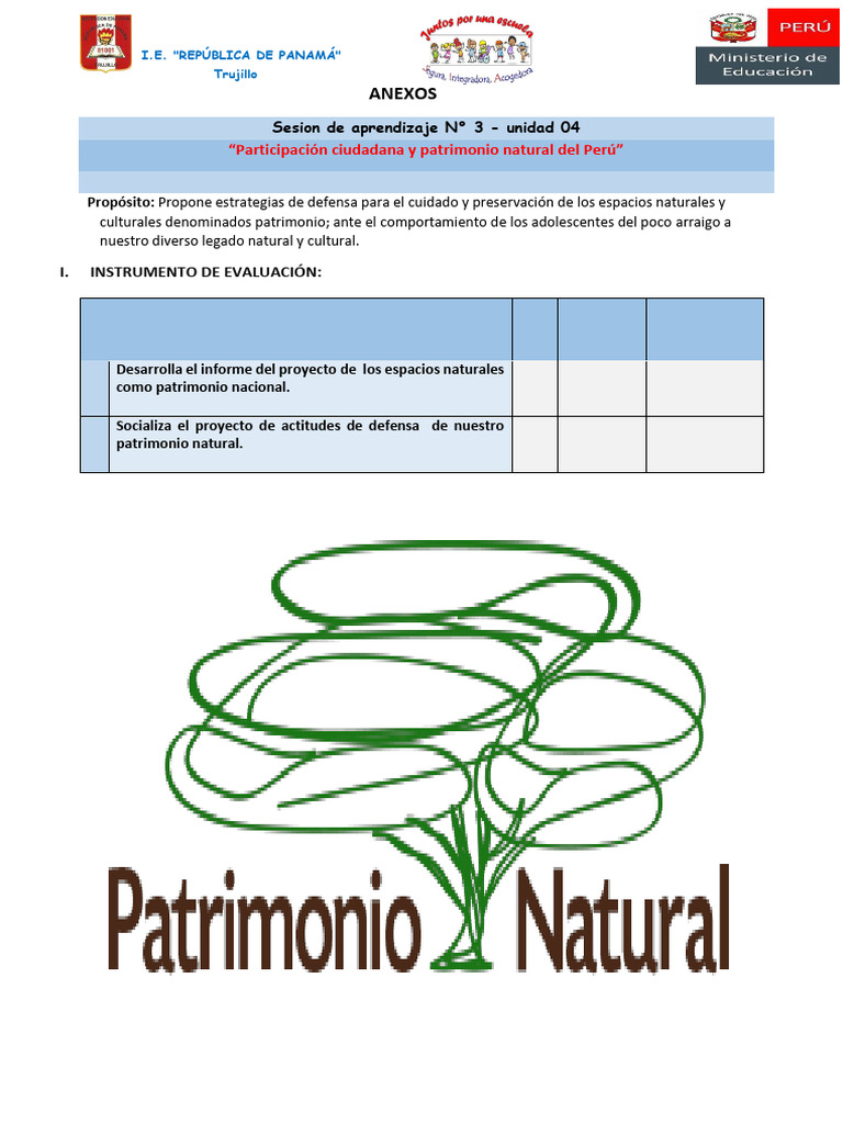 5°-Dpcc-Anexo-Sesion - 3-Unidad - 4. | PDF
