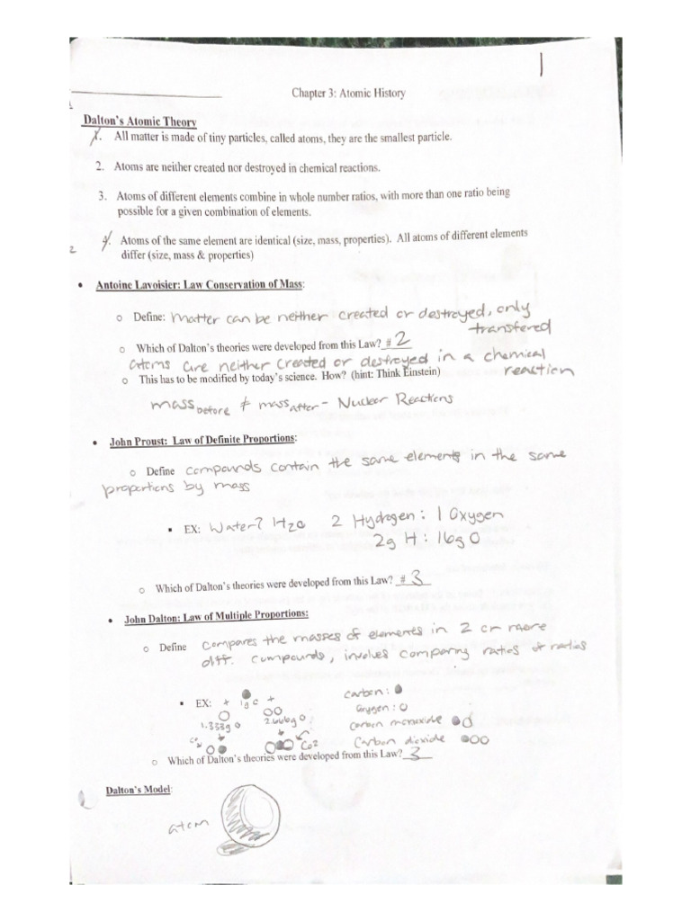 Chapter 3 Atomic History | PDF