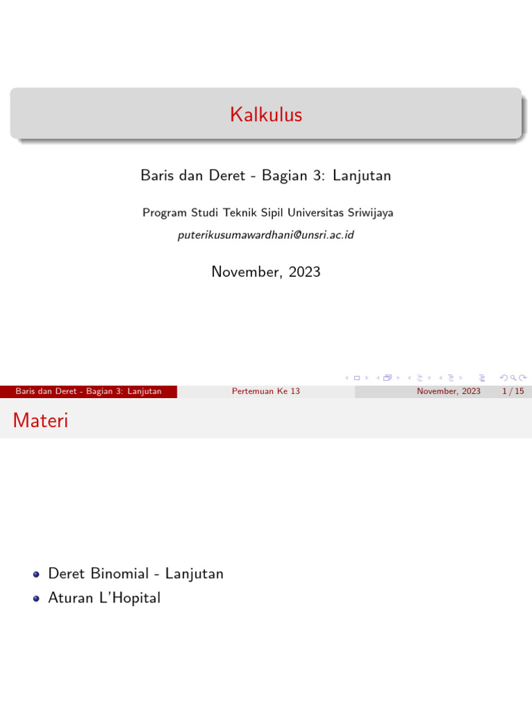 Deret Binomial-1 | PDF