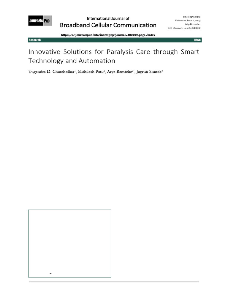 21 25 Innovative Solutions For Paralysis Care Through Smart Technology ...