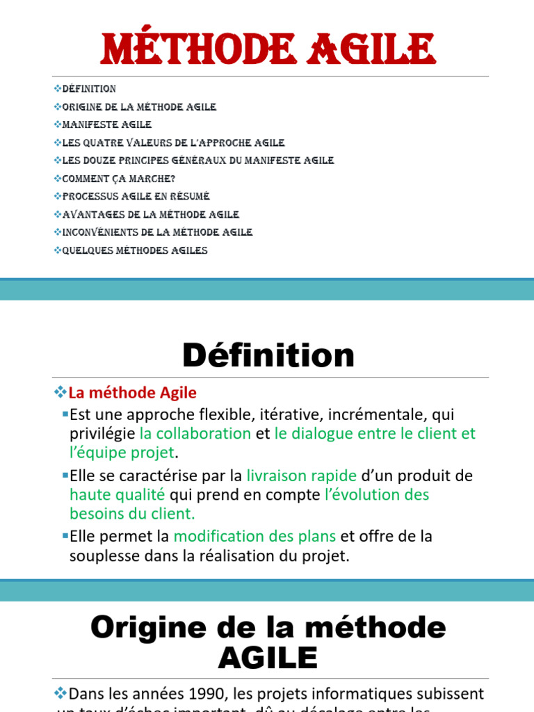 2 - Les Méthodes AGILES | PDF