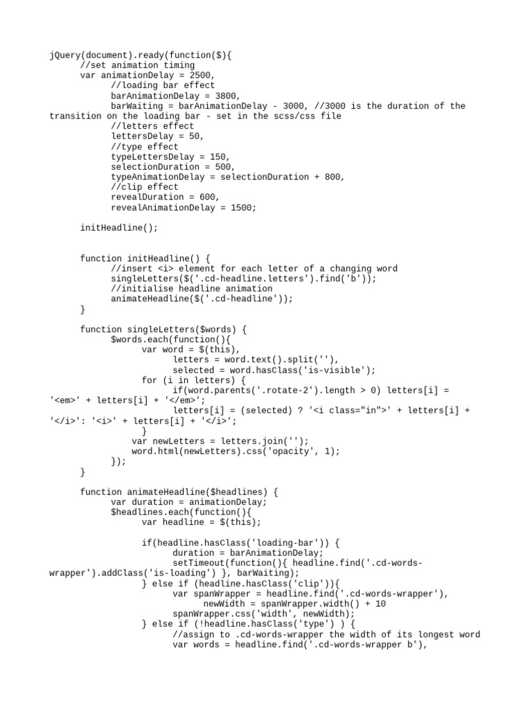 Animated Headline | PDF