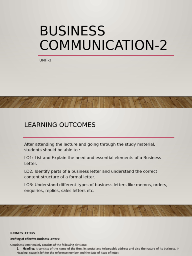 Business Communication-2 (III) | PDF