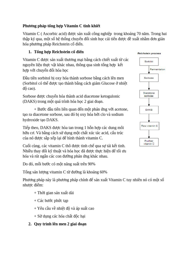 T NG H P Vitamin C | PDF