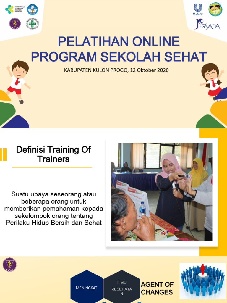 PERSADA-ToT School Health Program 2020 Presentation OKE | PDF