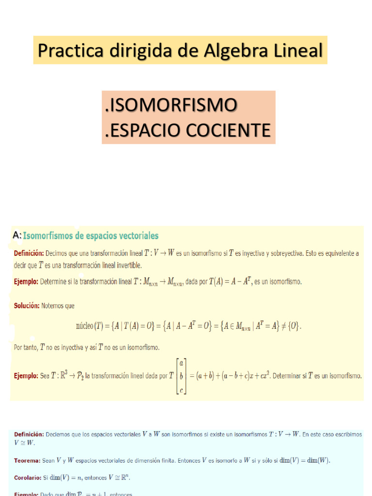 Practica Alg Lineal Sem4 | PDF