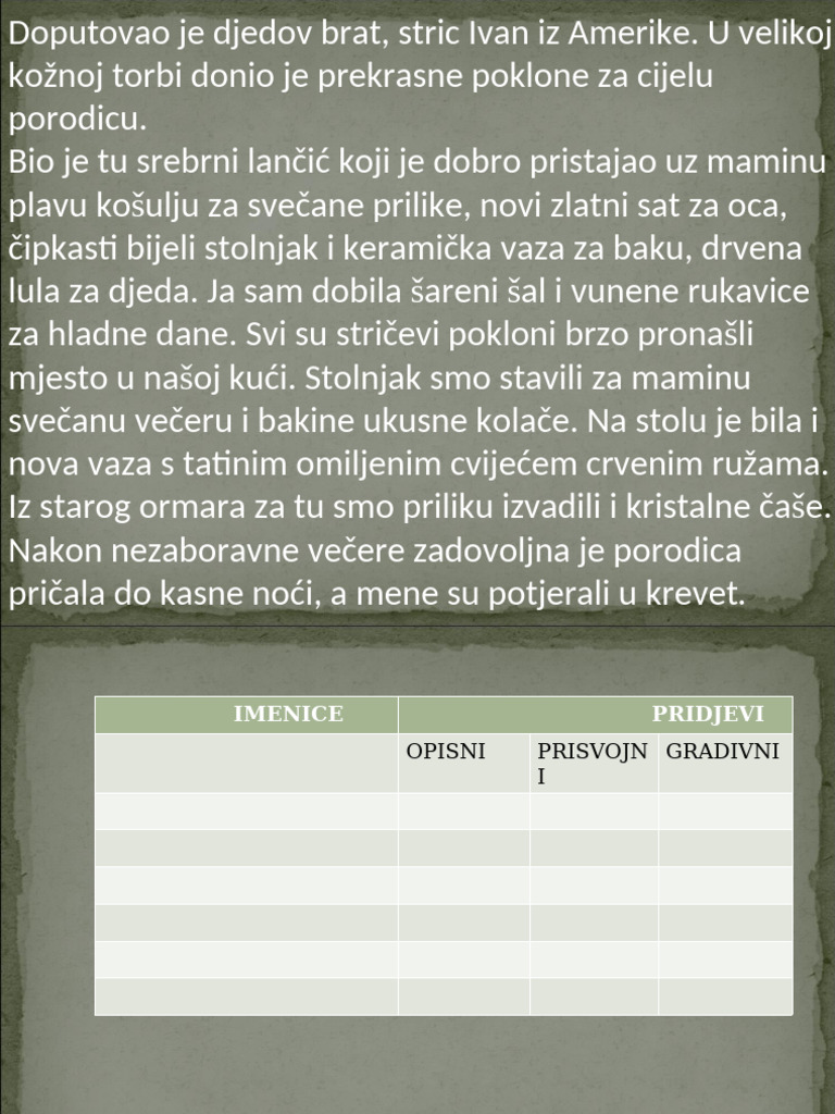 Pridjevi | PDF