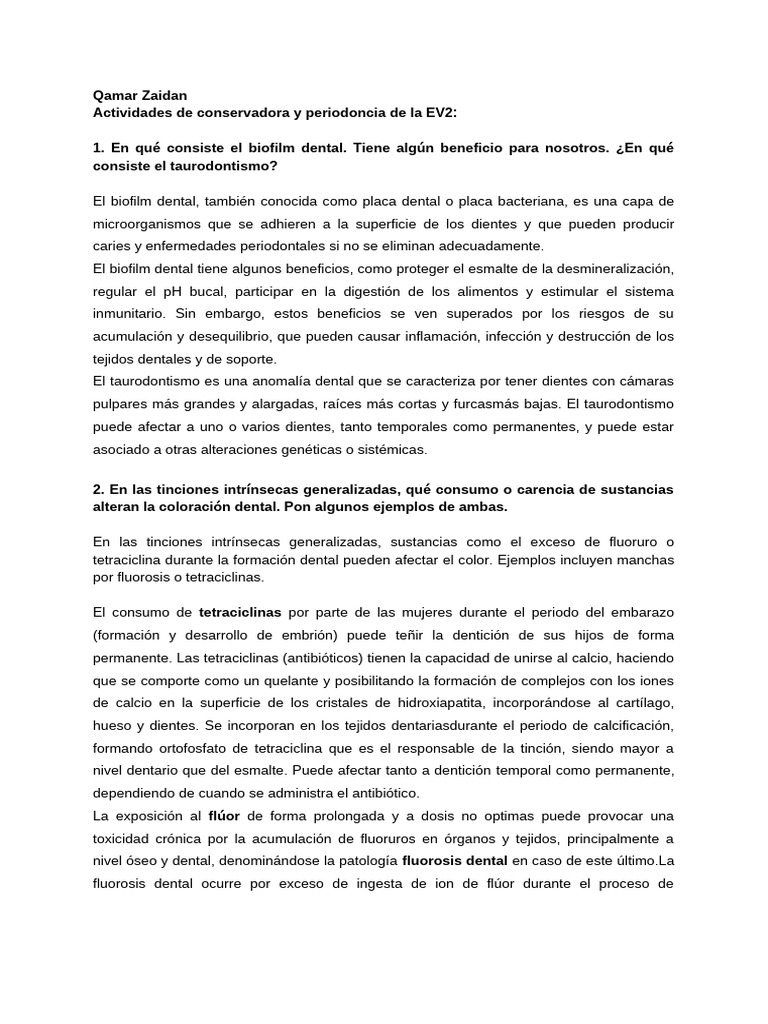 EV2, Conservadora UD3 | PDF