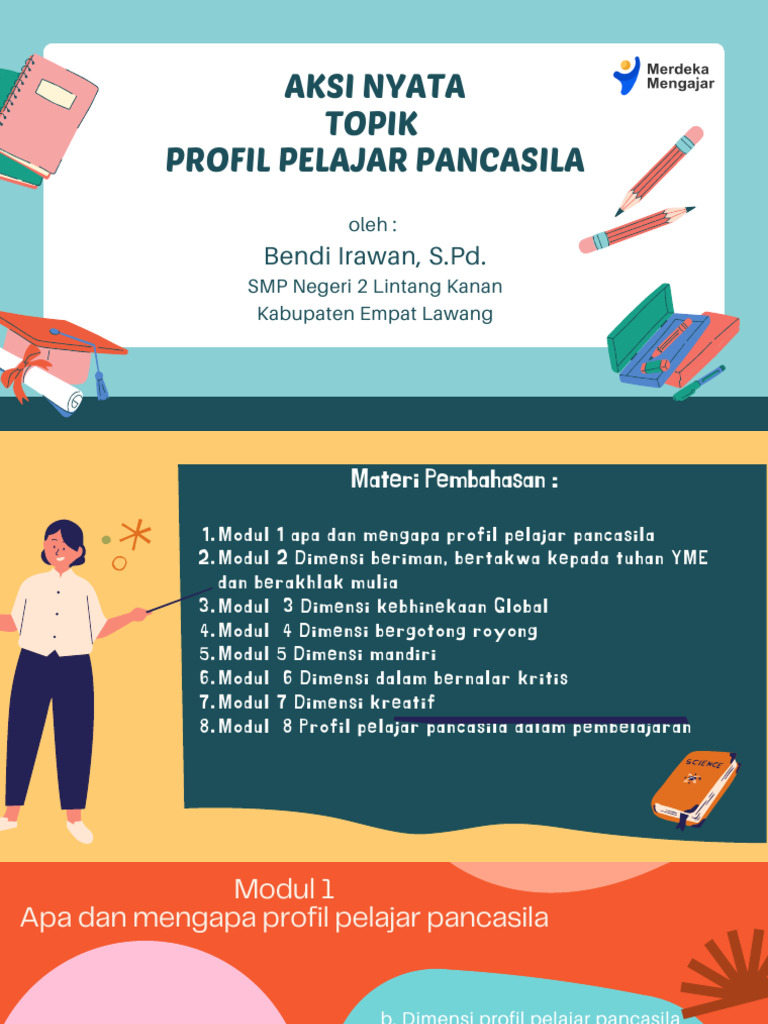 Aksi Nyata Profil Pelajar Pancasila | PDF | Karier & Perkembangan