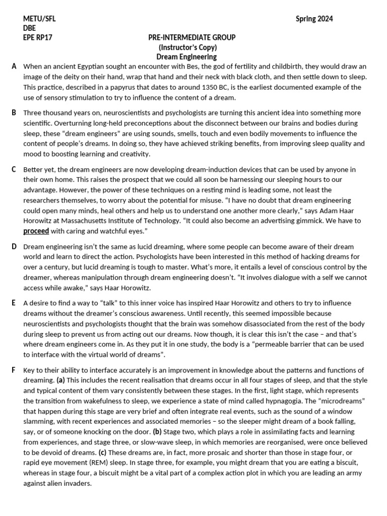 EPE RP17 DREAM ENGINEERING Ins | PDF