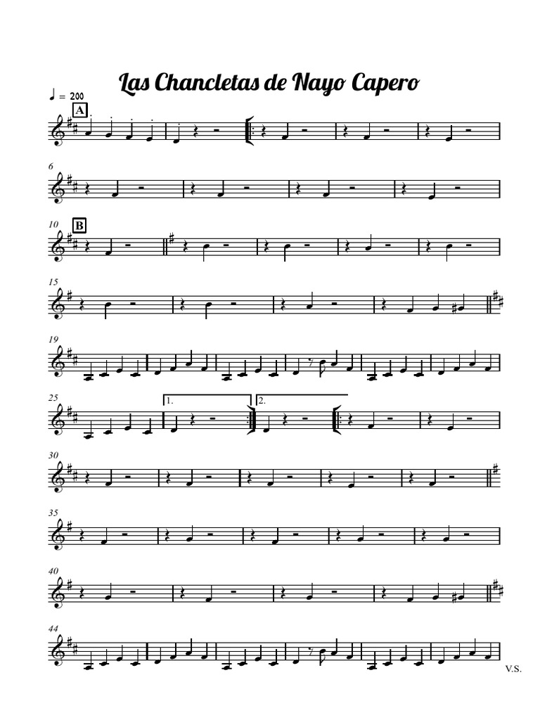 Las Chancletas - Trombón | PDF