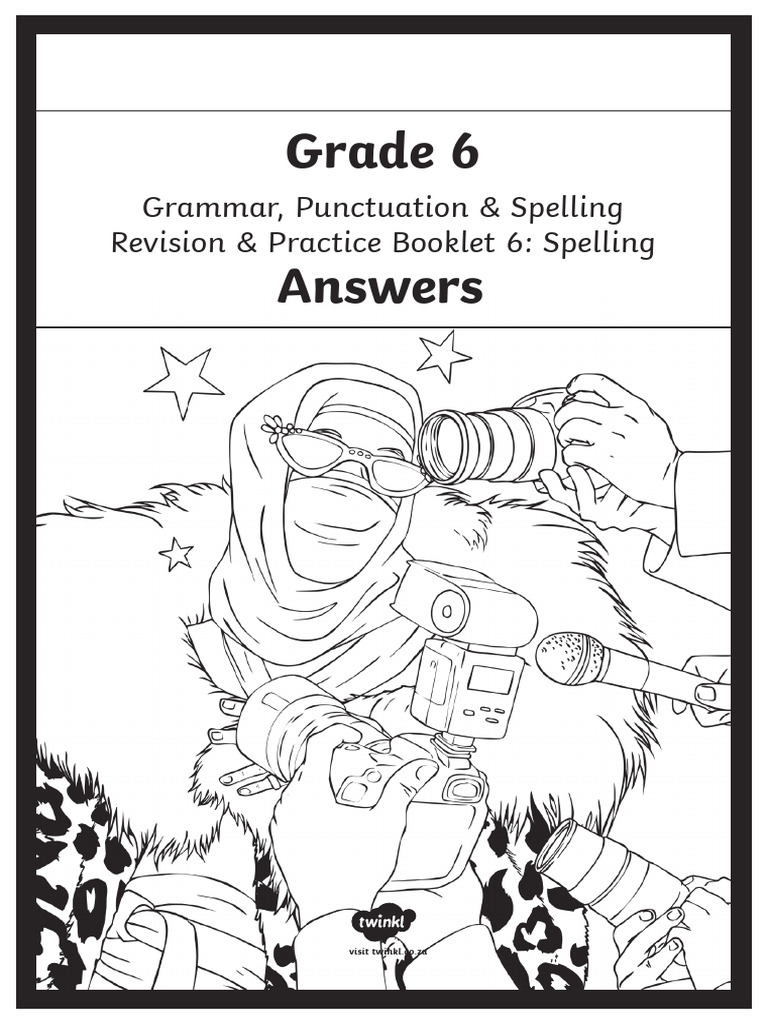 Booklet 6 Spelling - Answers | PDF