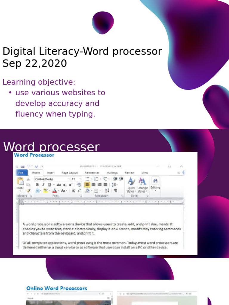 Word Processor | PDF