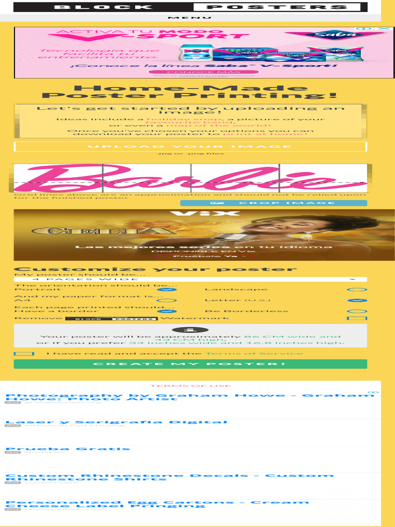 Simple Poster Printing at Home! - Block Posters | PDF