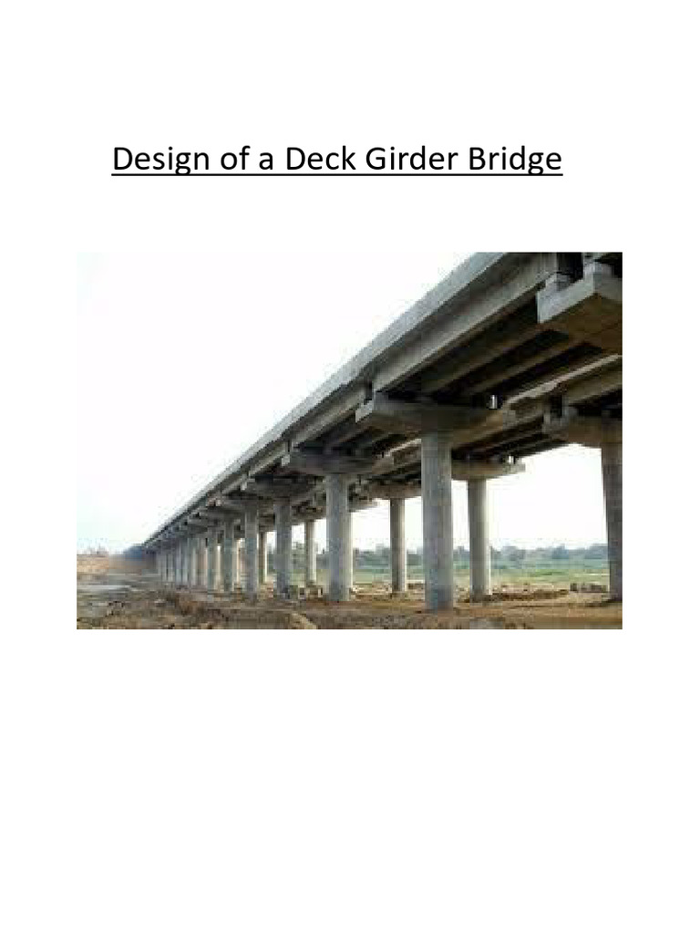Lecture 4 - Deck Girder Bridge Design Edited | PDF