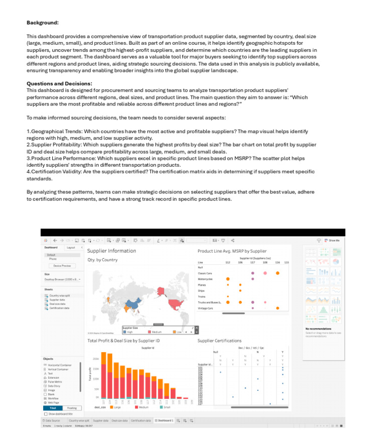 Tableau | PDF