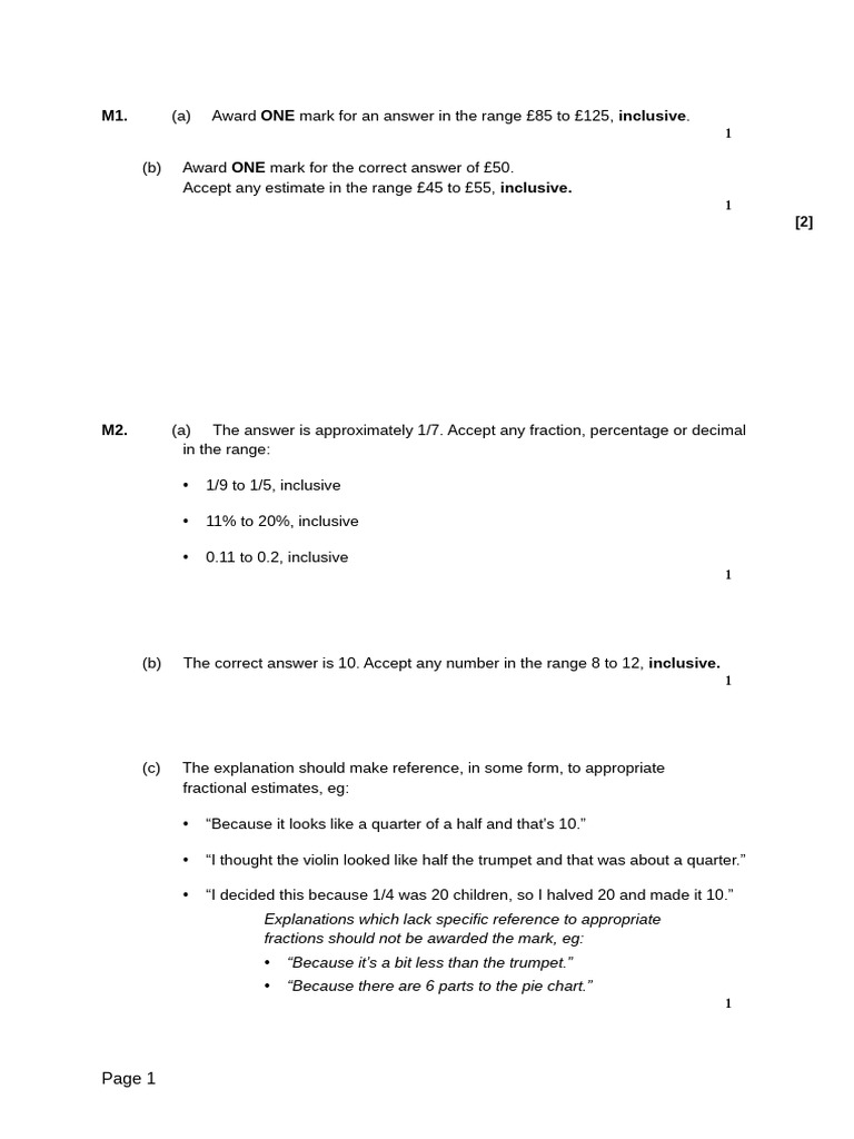 Charts and Graphs - Level 5 - Answers and Notes | PDF