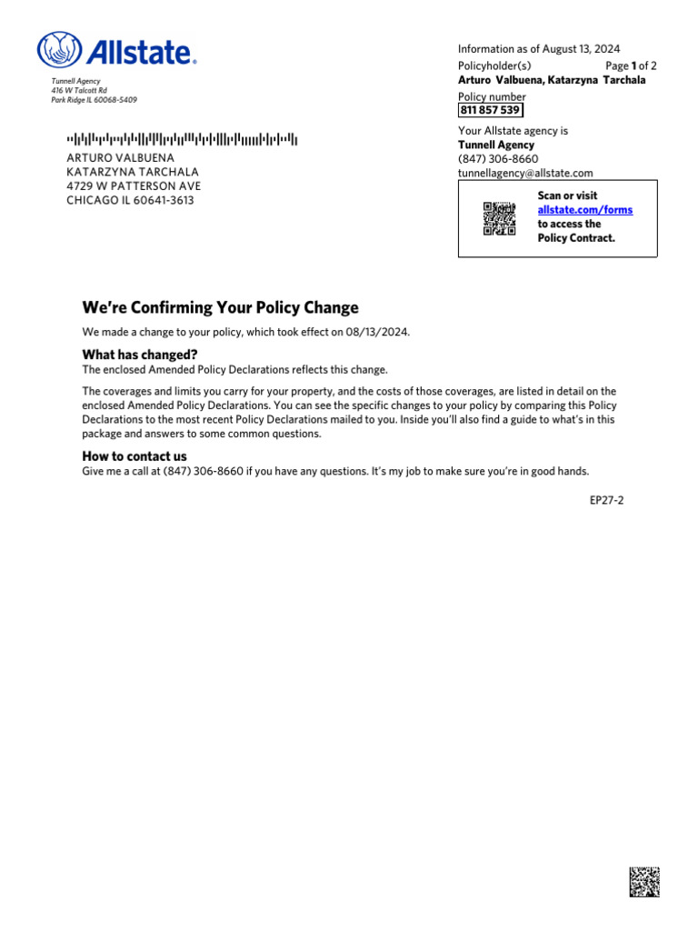 Declaration Home Insurance | PDF