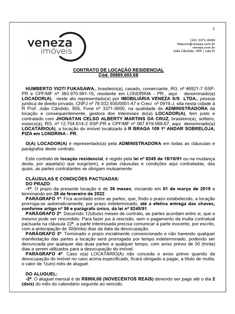 Contrato | PDF