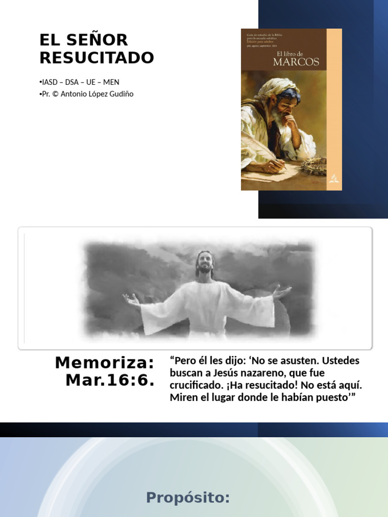 El Señor Resucitado | PDF